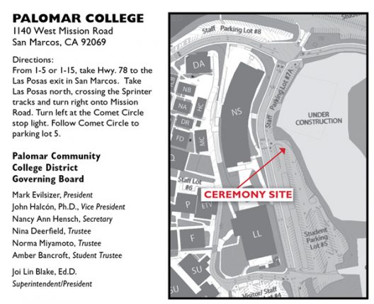 Edwin & Frances Hunter Arboretum Groundbreaking Ceremony - Palomar ...
