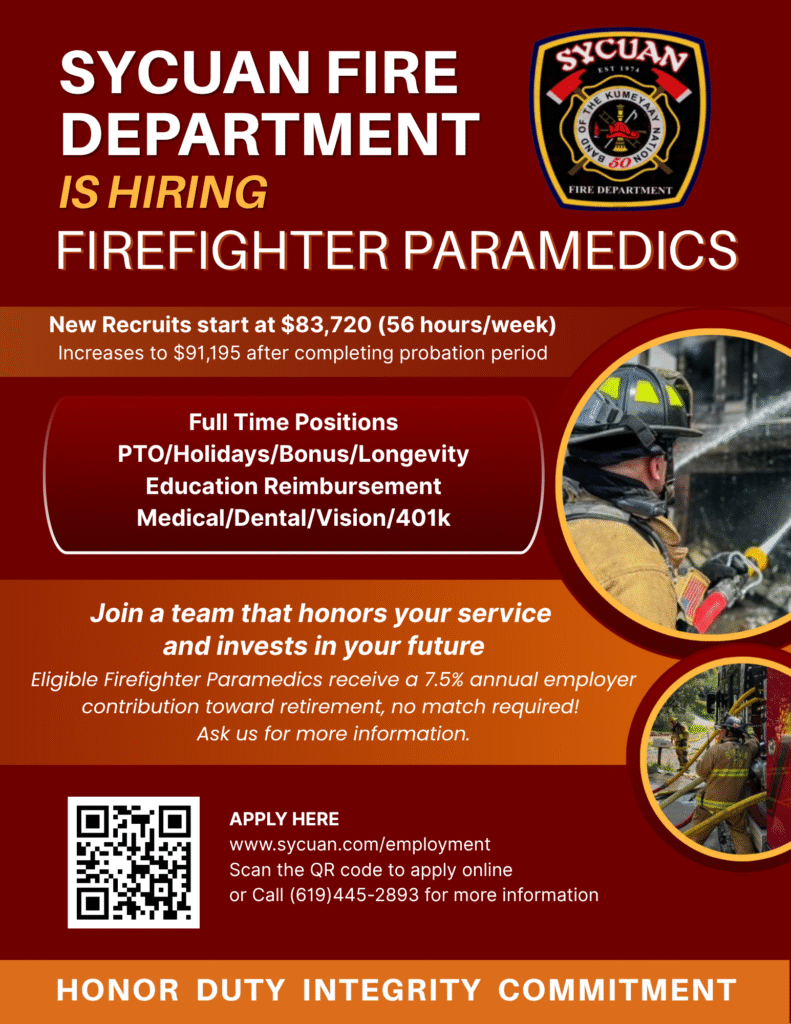 Sycuan FD – FF/PM – Emergency Medical Education