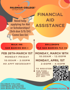 Palomar College Financial Aid Office