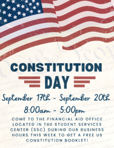 Constitution Day – Palomar College Financial Aid Office