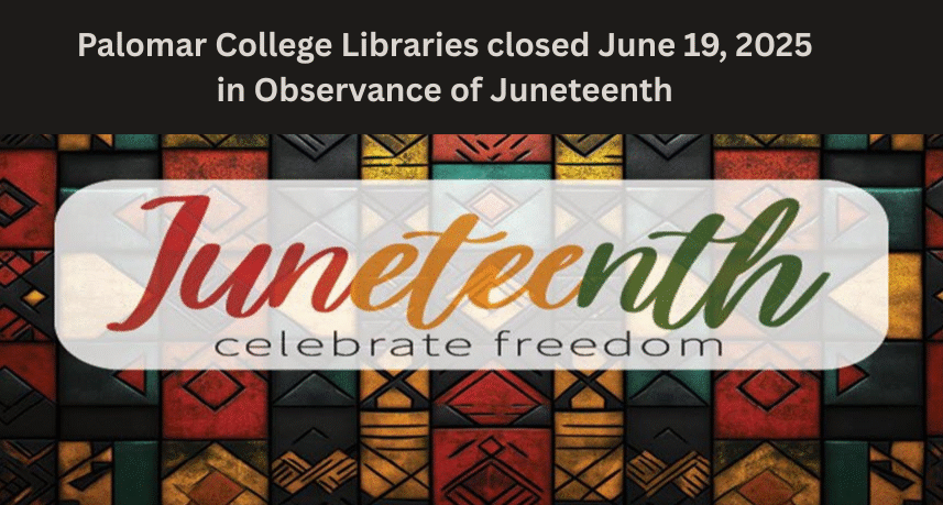 Palomar Library Homepage - Palomar College Library