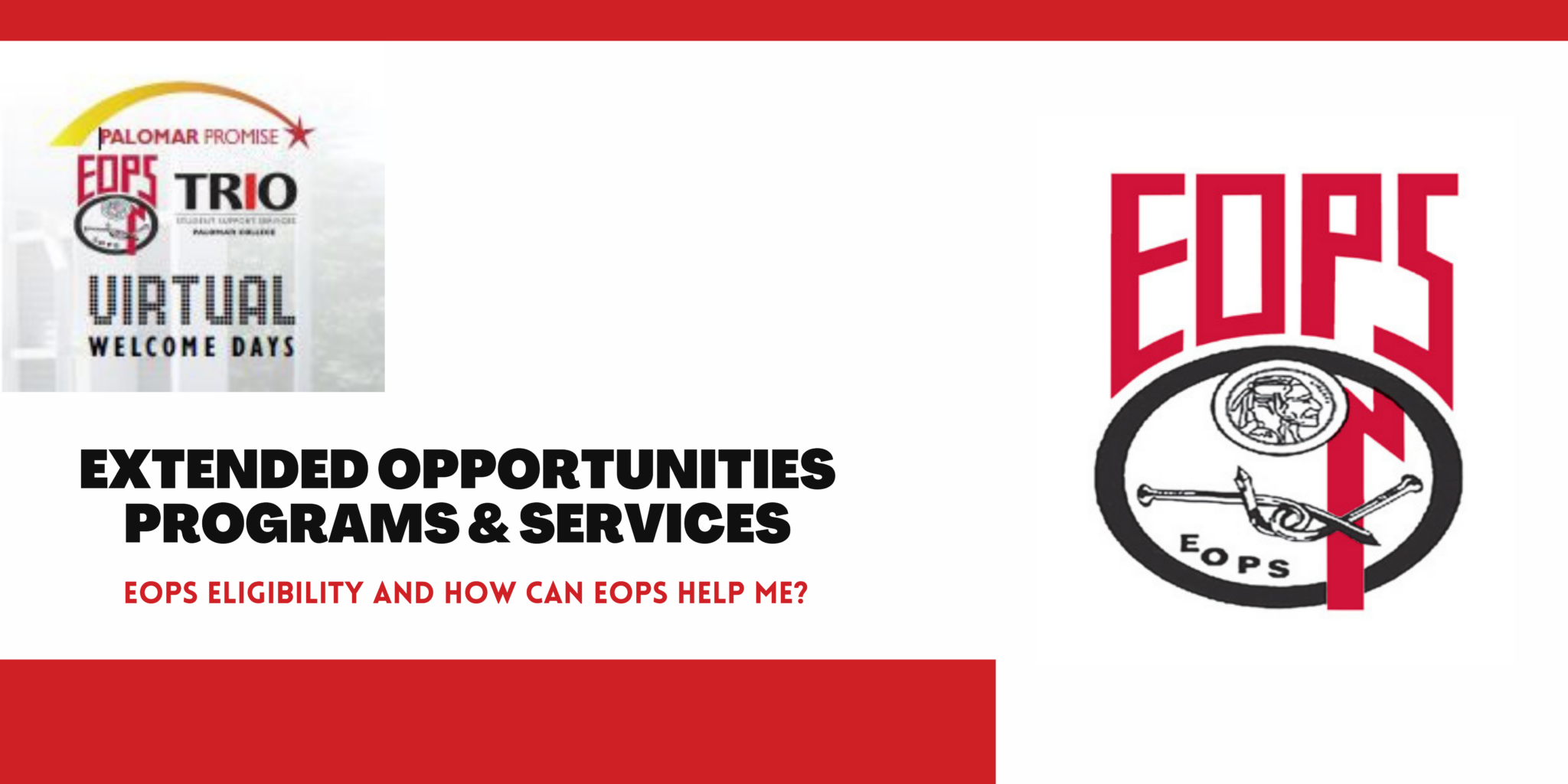 Welcome Days 2023 – Virtual Workshops – Palomar Promise