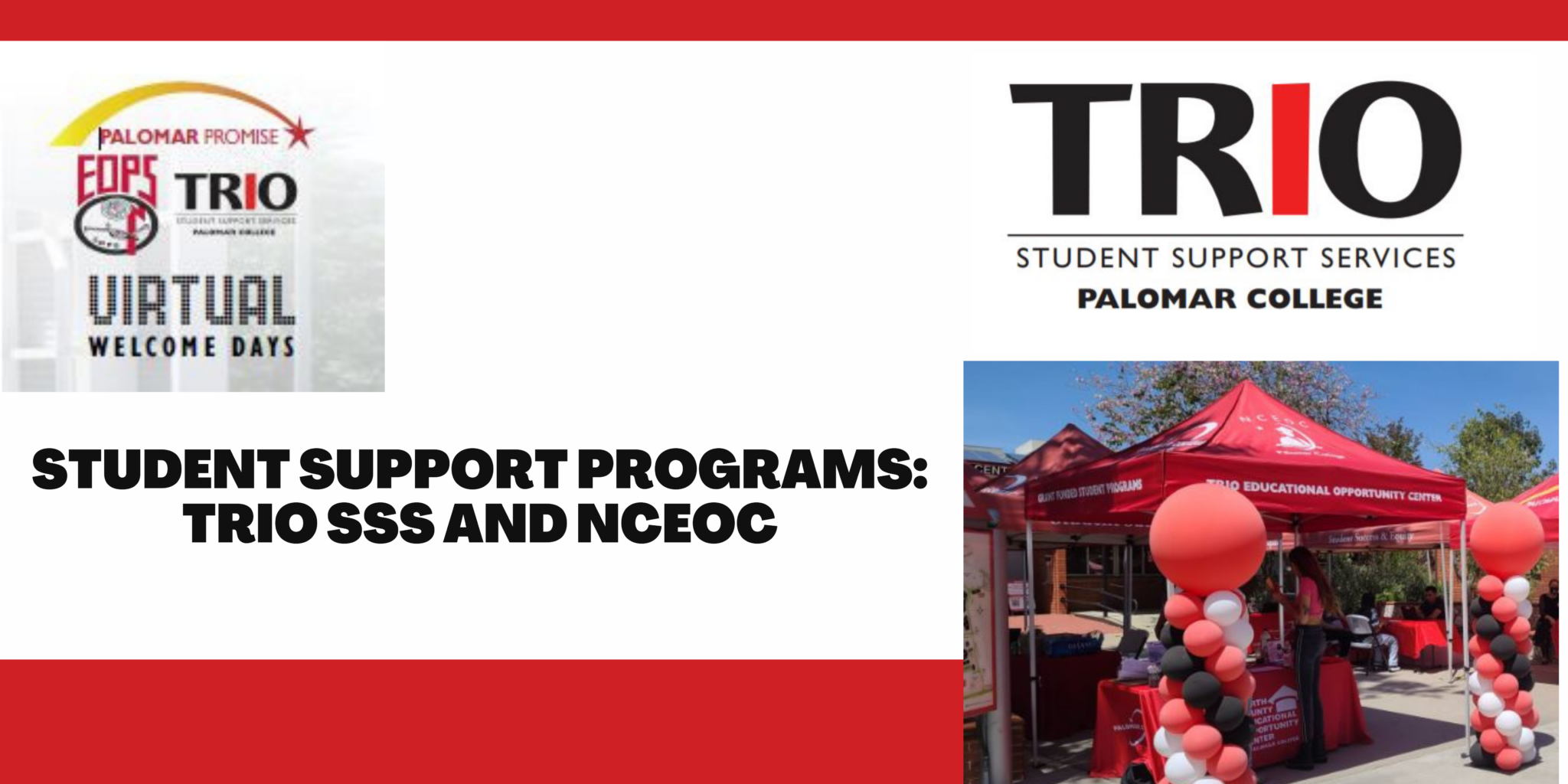 Welcome Days 2023 – Virtual Workshops – Palomar Promise