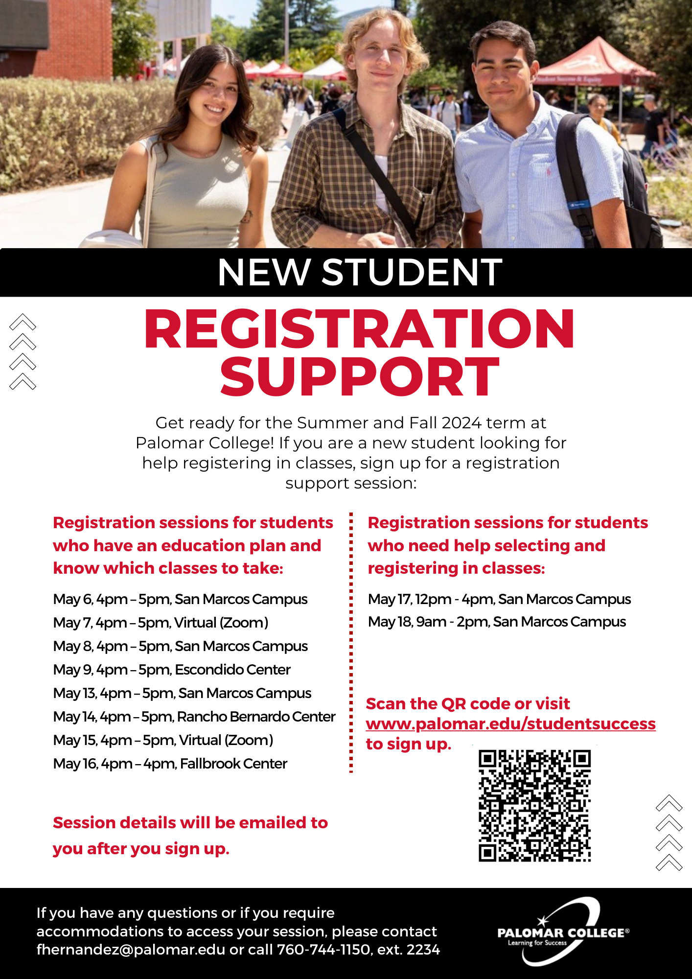 Preparing For Fall Registration – Palomar Promise