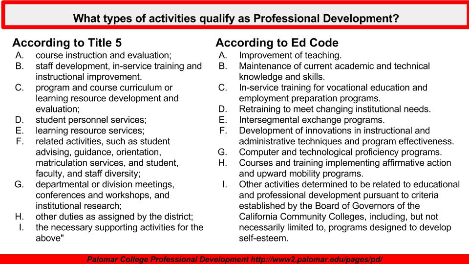 title-5_ed-code_-pd – Palomar College Professional Development