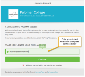 The (NEW) MyPalomar Student Portal - FAQ's - Student Services Division