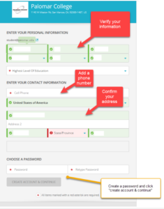 The (NEW) MyPalomar Student Portal - FAQ's - Student Services Division