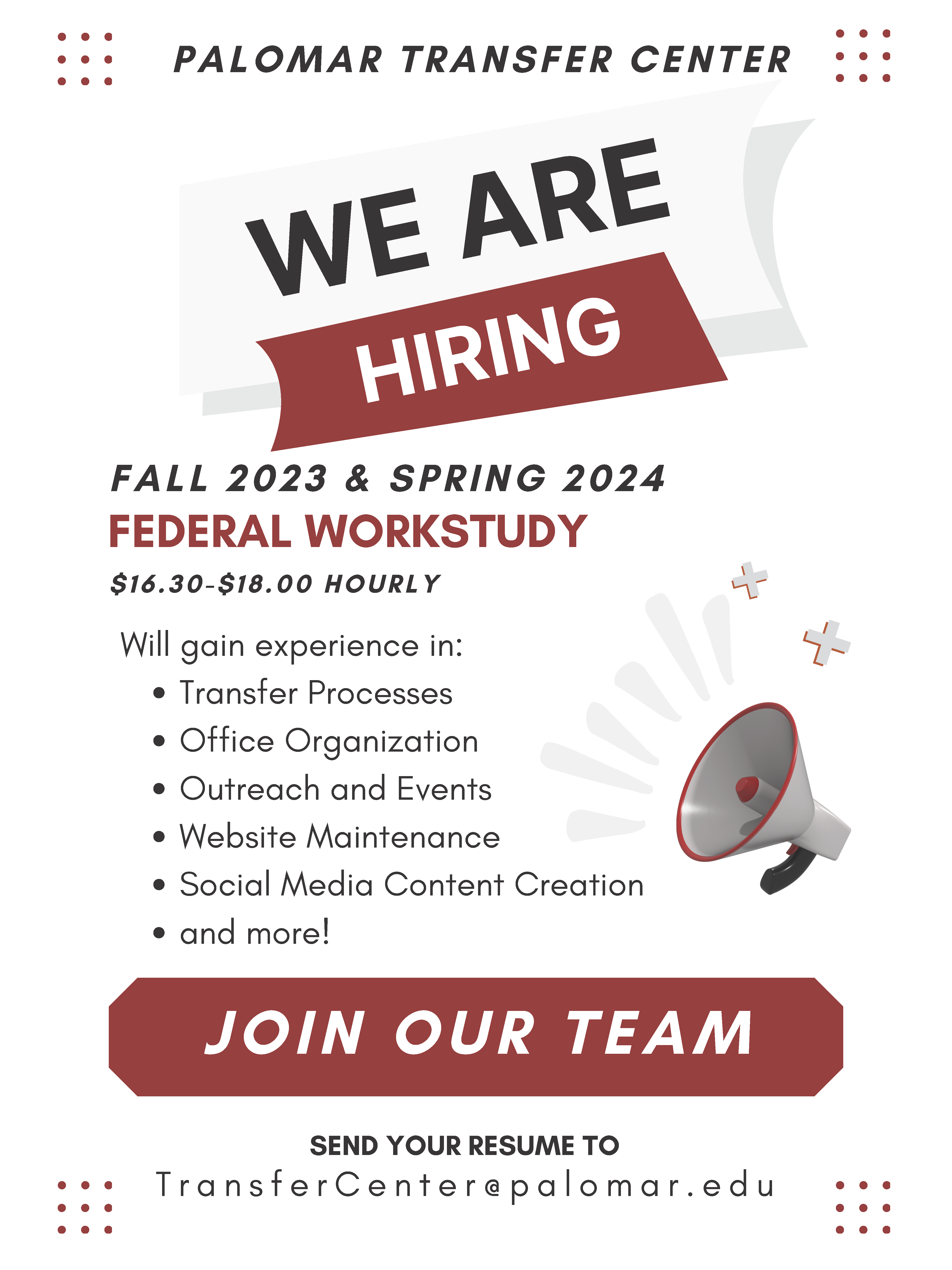 Transfer Center – Counseling Services Division