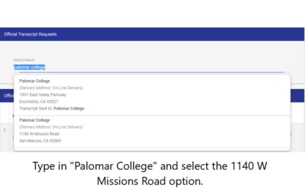 Transcripts - Veterans Services