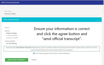 Transcripts - Veterans Services