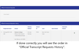 Transcripts - Veterans Services